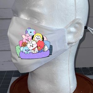 Hand Crafted | Accessories | Bt2 Bts Kpop Face Mask | Poshmark